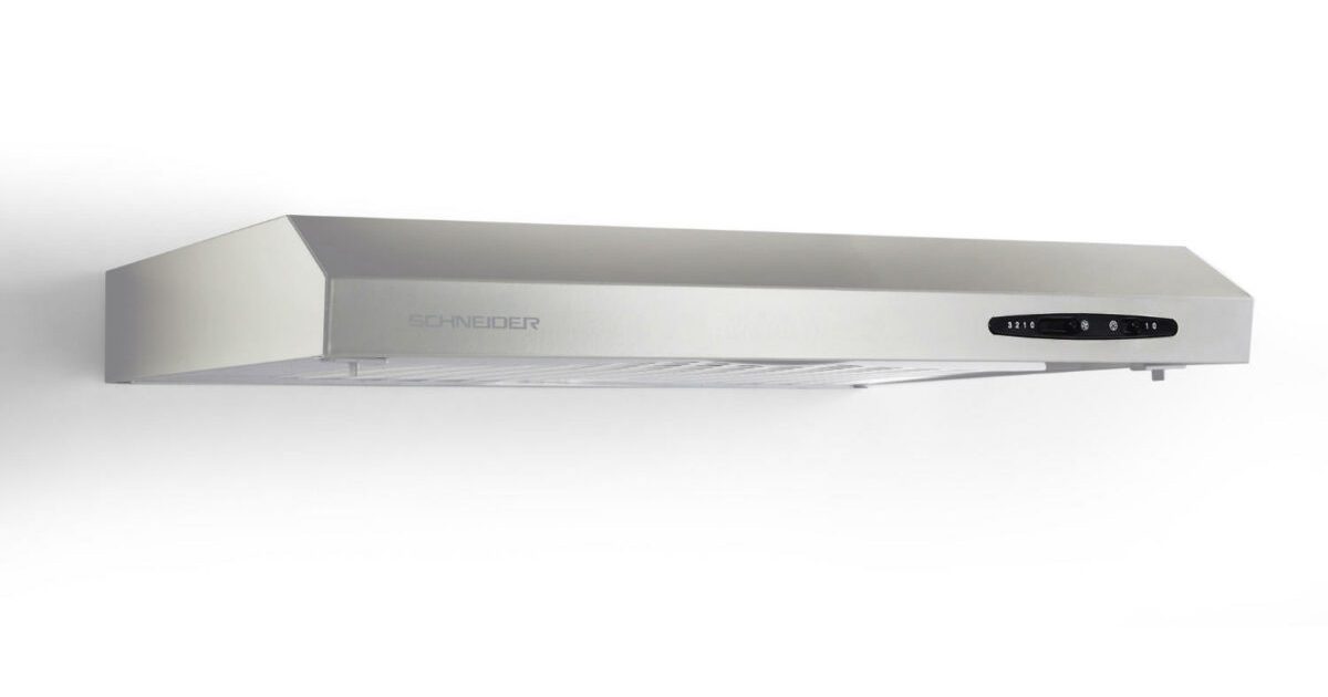 Silver cooker extraction hood - SCHC4210CS - Schneider
