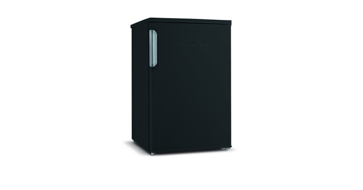 Refrigerator table top in black matte finish 112 L - STT112B - Schneider