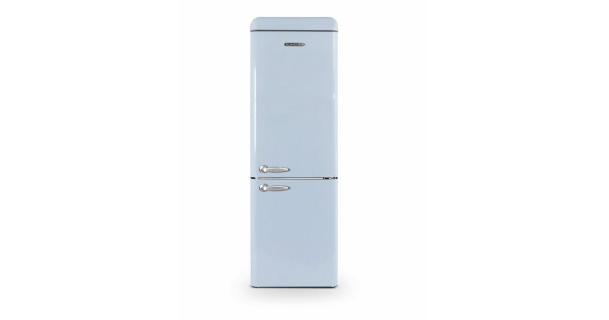Vintage combined fridge-freezer 304 L Blue - SCB300VBL