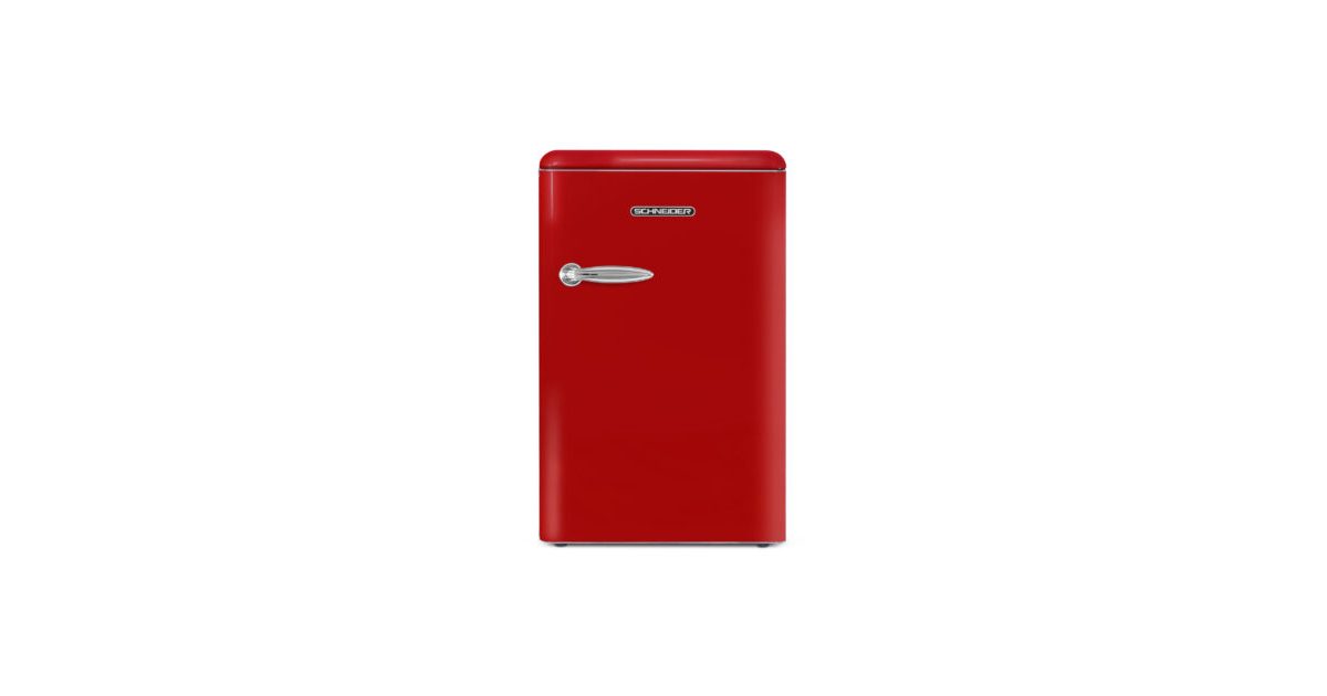 Vintage table-top refrigerator 109 L Red - SCTT115VR